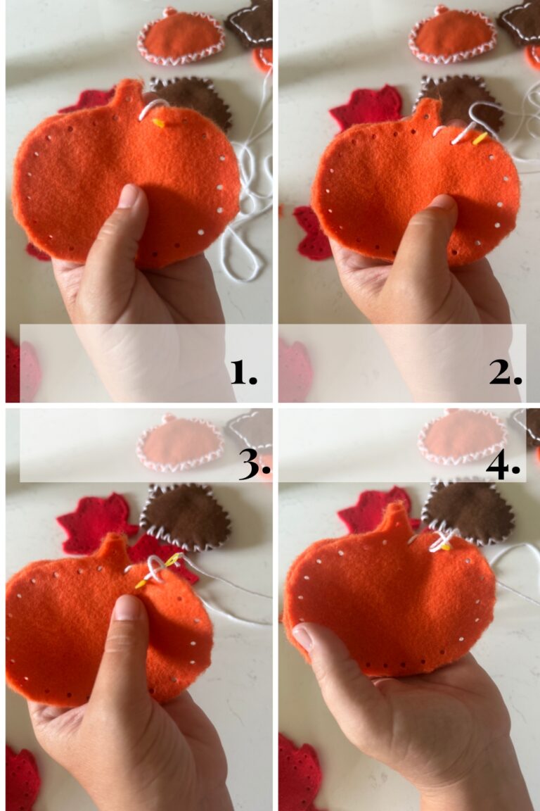 DIY Felt Garland Craft for Thanksgiving (Fun for Kids + Cute Holiday ...